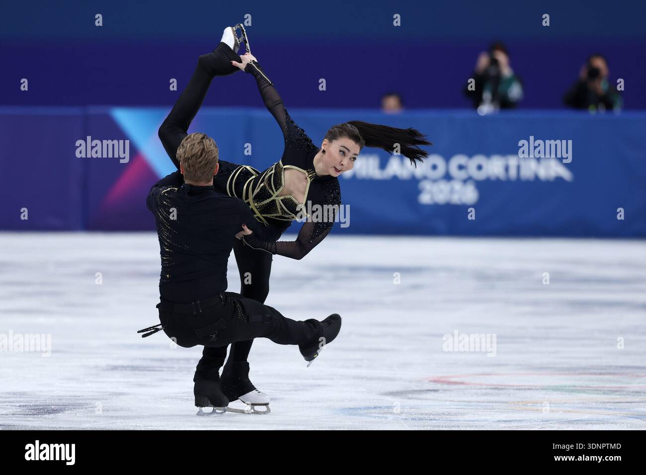 Allison Reed / Saulius Ambrulevicius (LTU) during the Olympic Winter ...