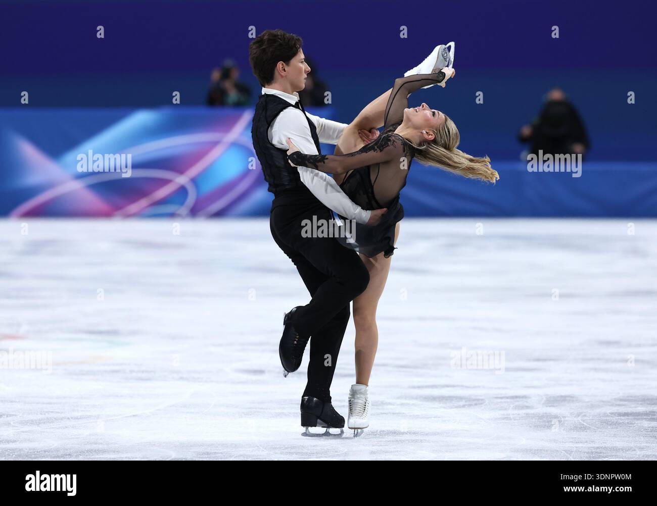 USA's Emilea Zingas and Vadym Kolesnik during the Figure Skating ice ...