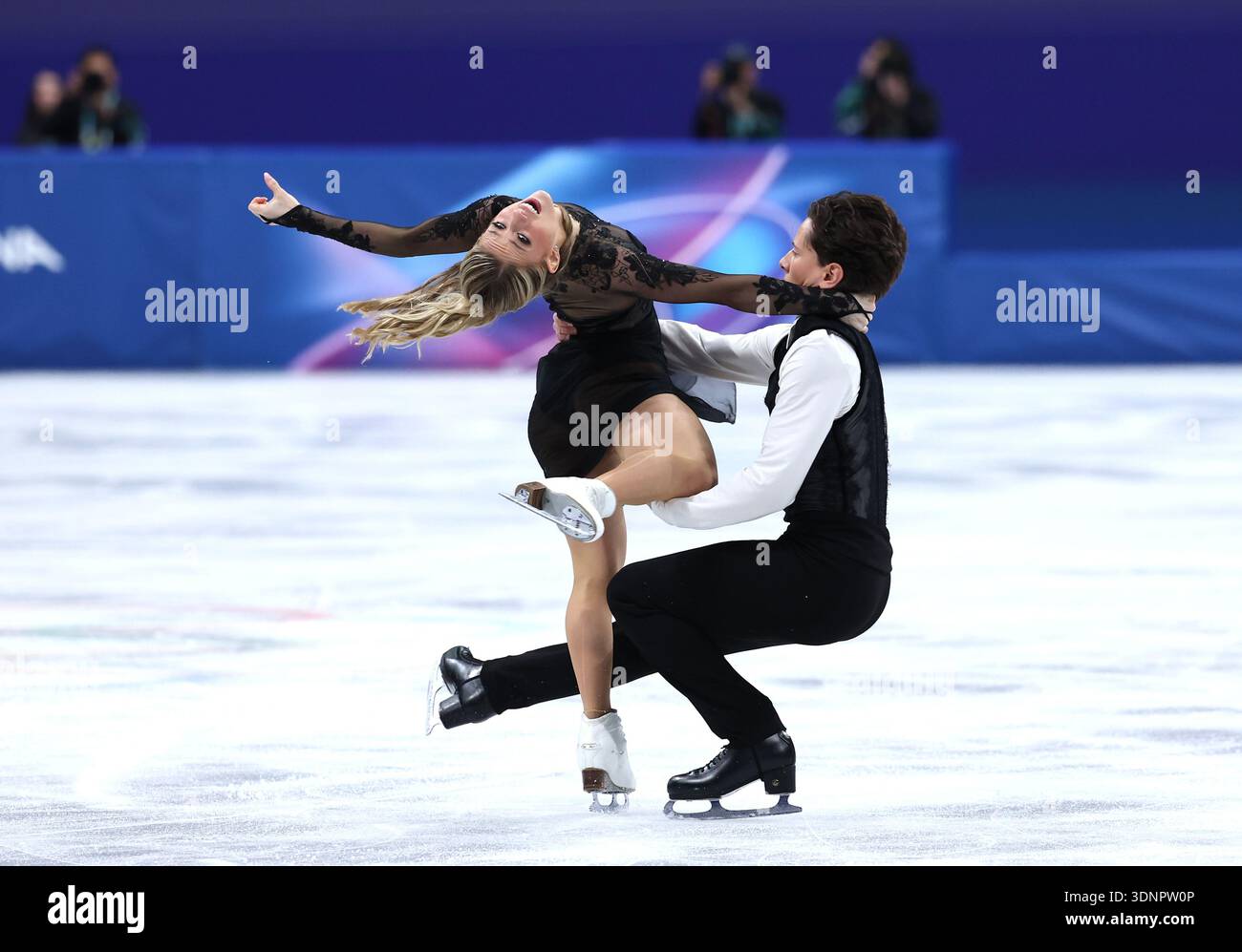 USA's Emilea Zingas and Vadym Kolesnik during the Figure Skating ice ...