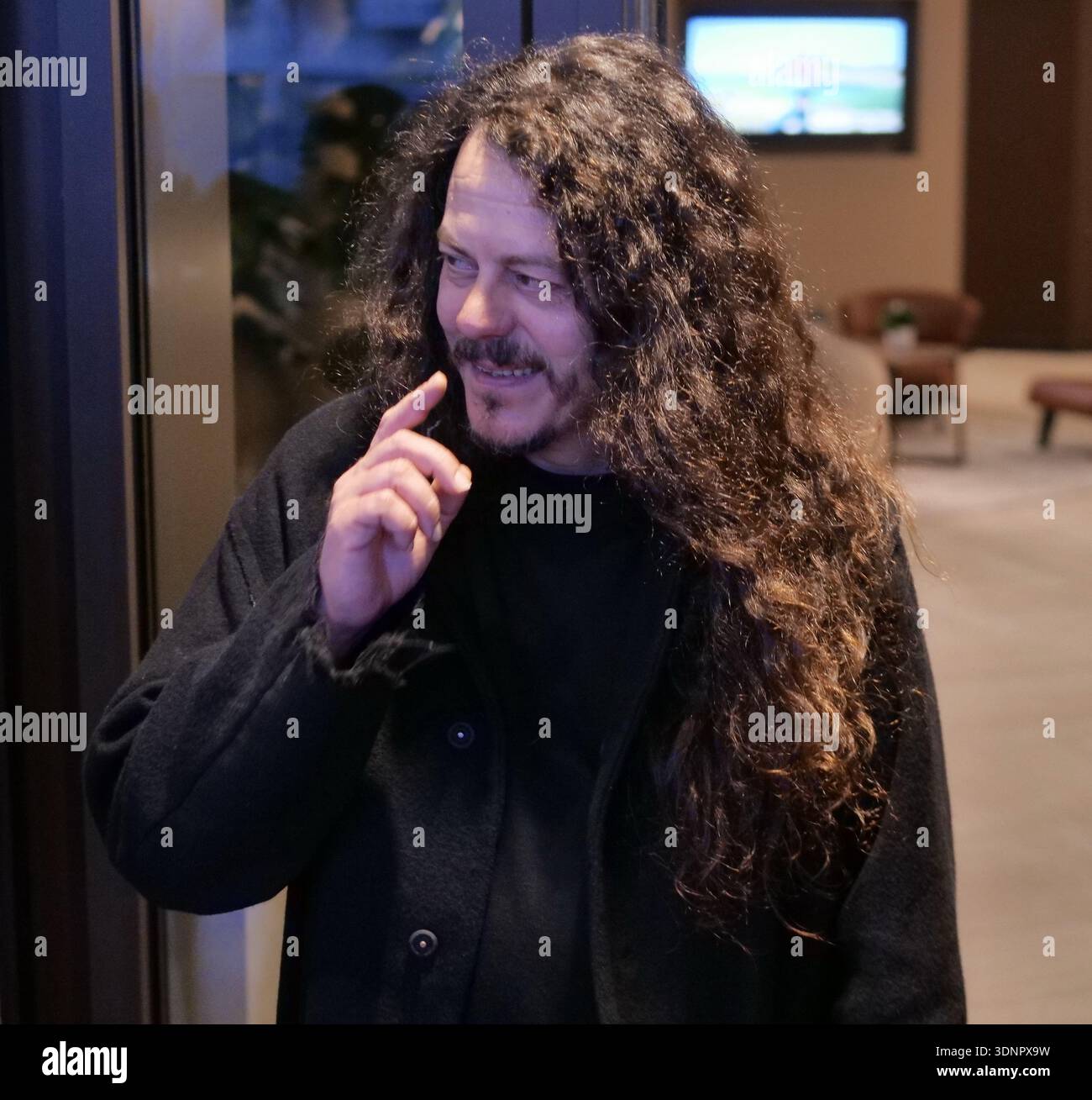 ERmanno Carla of Negramaro meets fans before the concert at the Arena ...