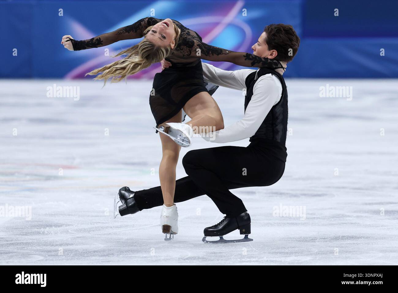 Emilea Zingas/Vadym Kolesnik (USA) during the Olympic Winter Games ...