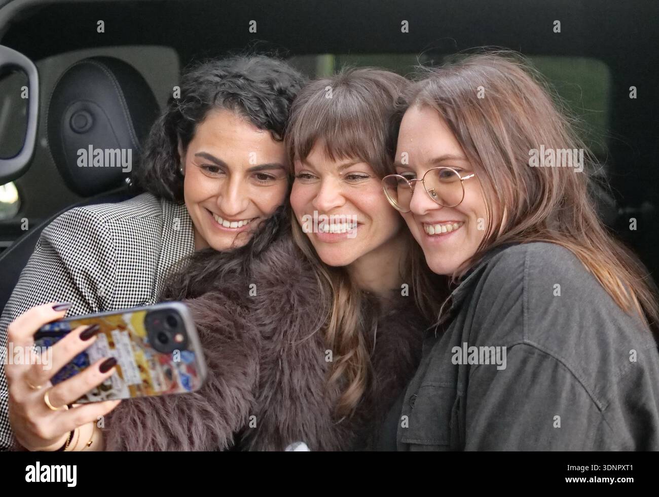 Alessandra Amoroso meets fans before the concert at the Arena Chorus ...