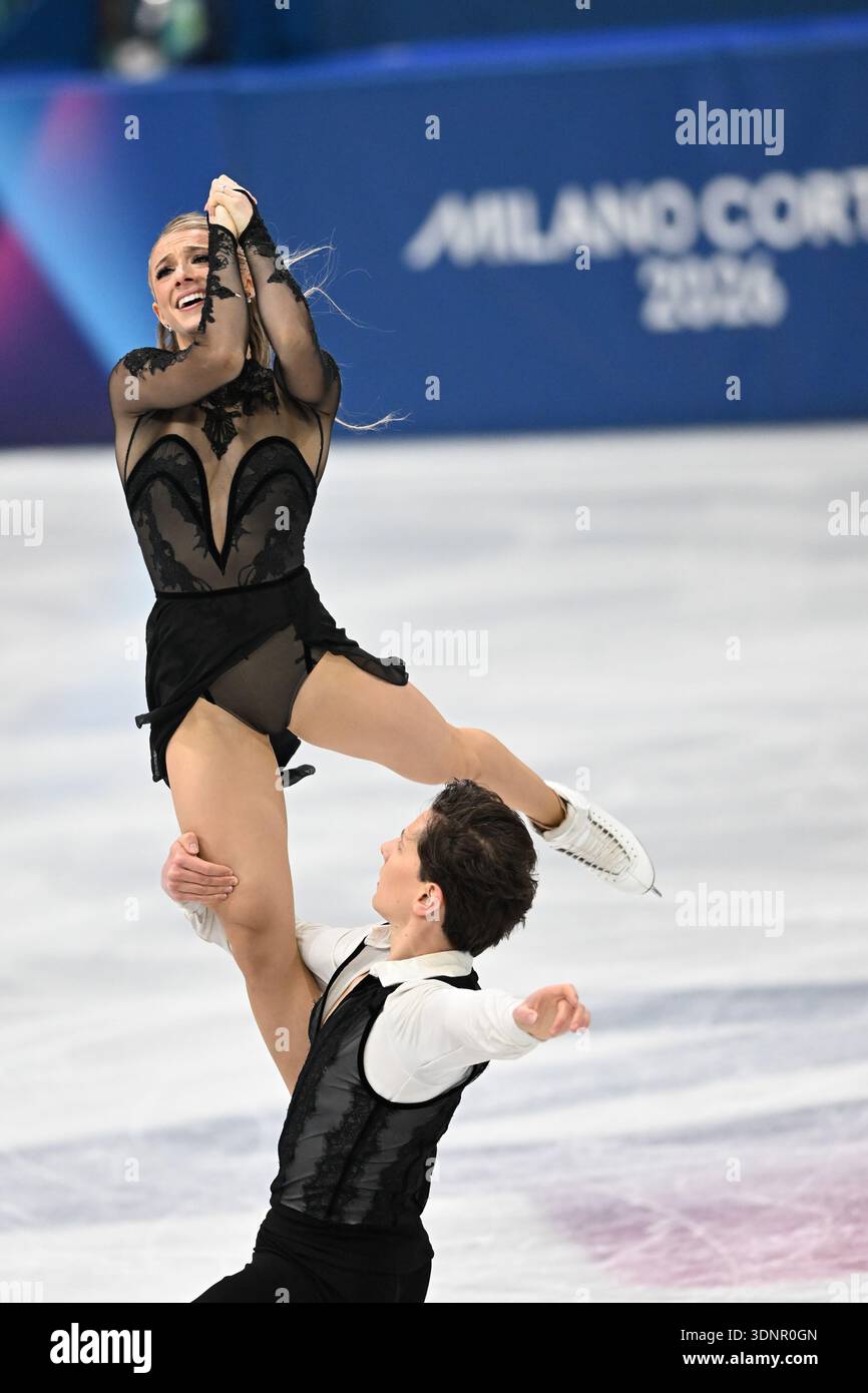 ZINGAS Emilea/KOLESNIK Vadym (USA) during Figure Skating Ice Dance ...