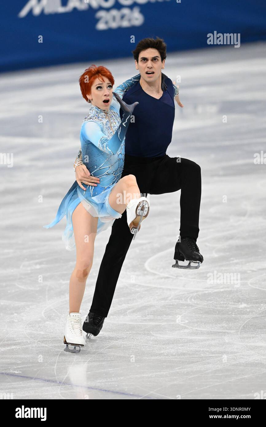 LOPAREVA Evgeniia/BRISSAUD Geoffrey (FRA) during Figure Skating Ice ...