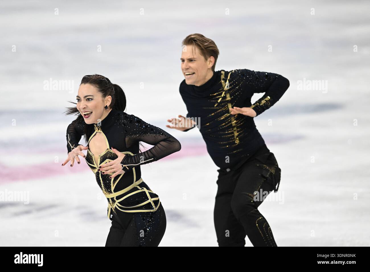 REED Allison/AMBRULEVICIUS Saulius (LTU) during Figure Skating Ice ...