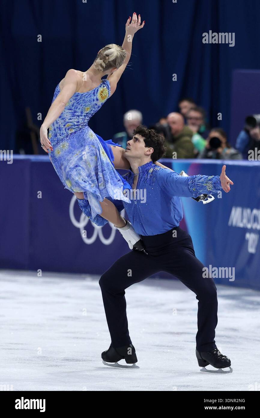 Piper Gilles / Paul Poirier (CAN) during the Olympic Winter Games ...