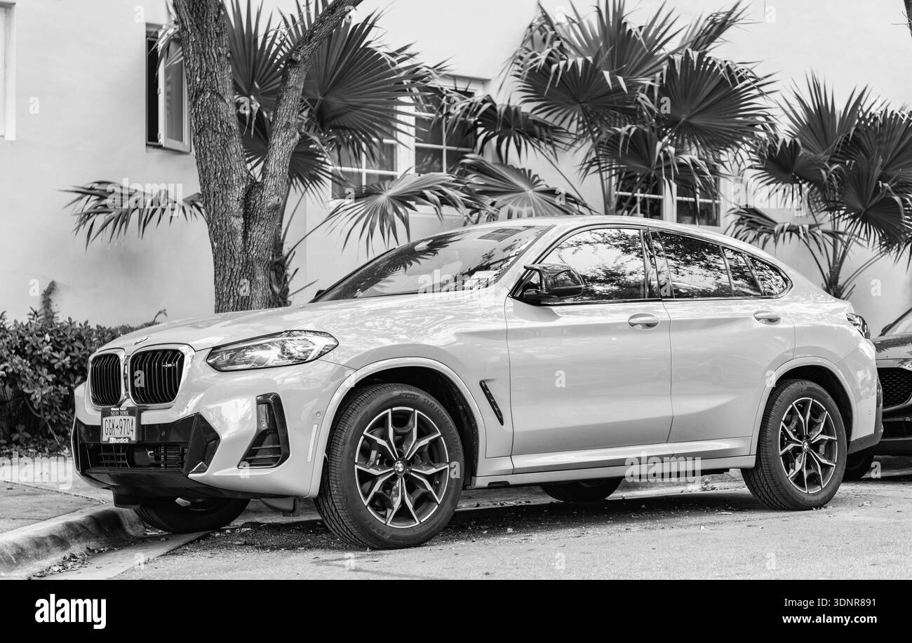 Miami, Florida, USA - December 08, 2024: Car of BMW M4 parked outdoor ...