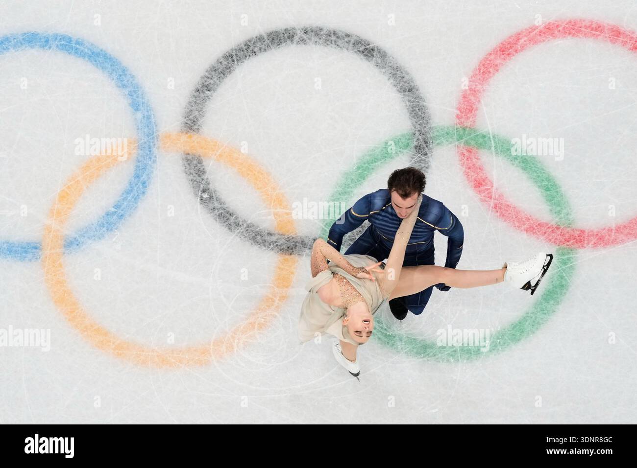 Olivia Smart and Tim Dieck of Spain compete during the ice dancing free ...