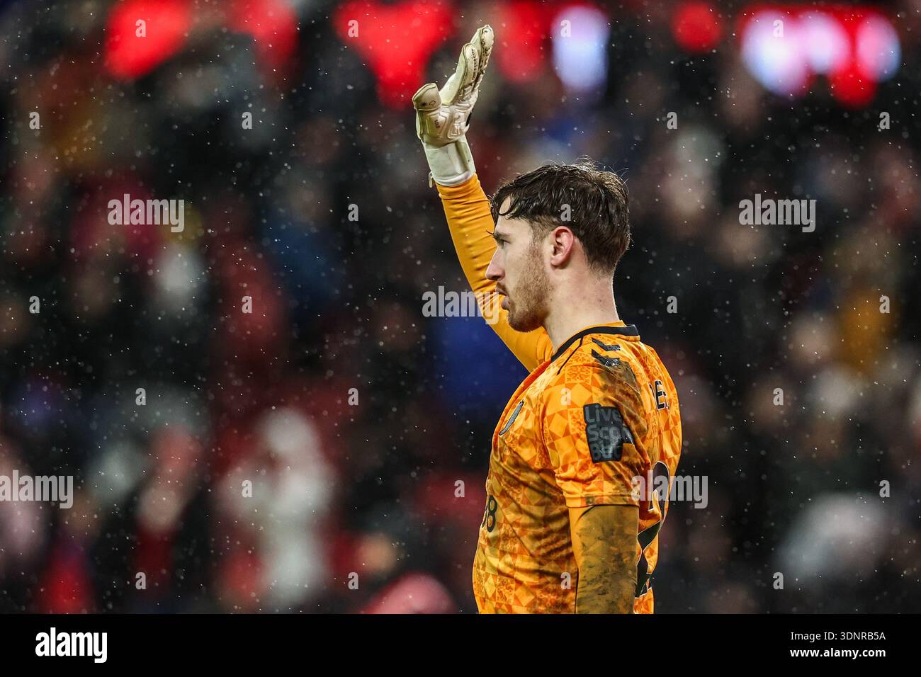 Trai Hume of Sunderland waves to the fans after the game during the ...