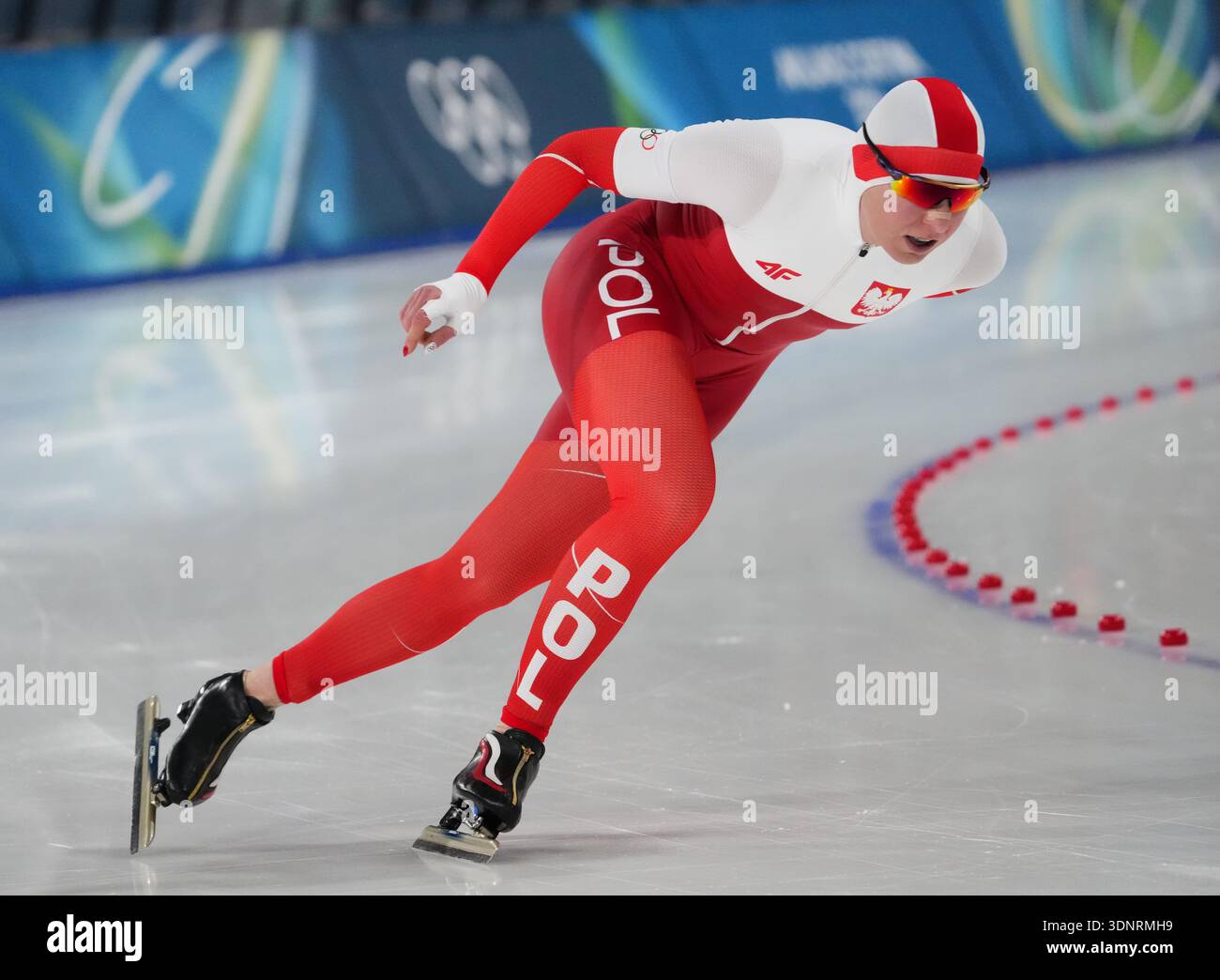 Natalia Czerwonka (POL) on 1000m women during the Olympic Winter Games ...