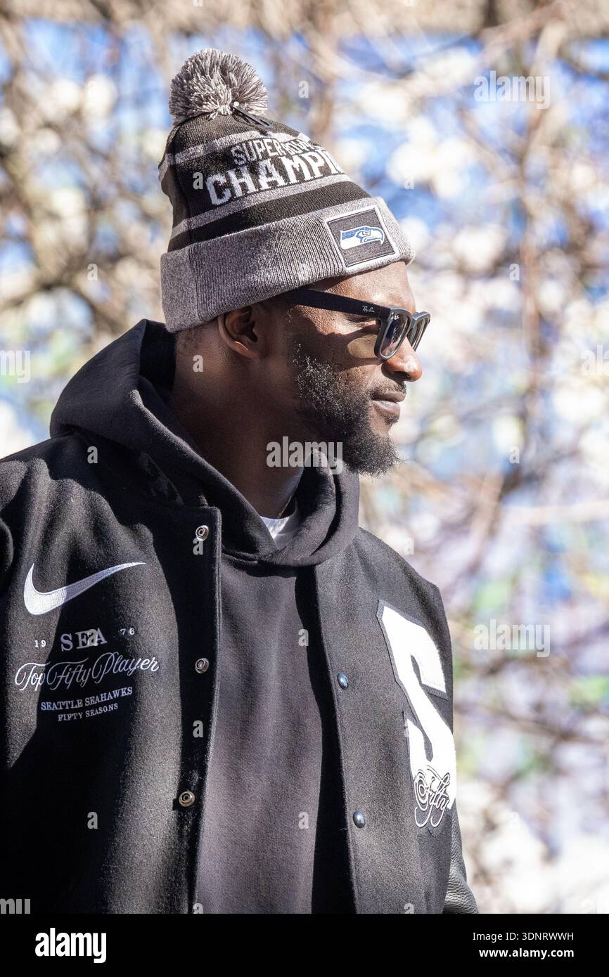 Seattle, Washington, USA. 11th February, 2026. Seattle Seahawks legend ...