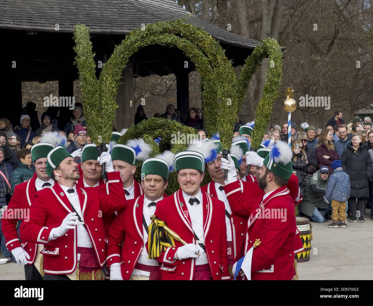 Schaeffler dance in 2026 in the English Garden, behind the Chinese ...