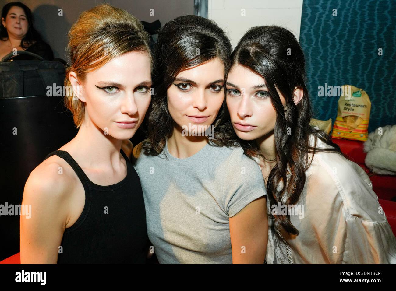 Models backstage during the Frederick Anderson Fall 2026 Collection ...