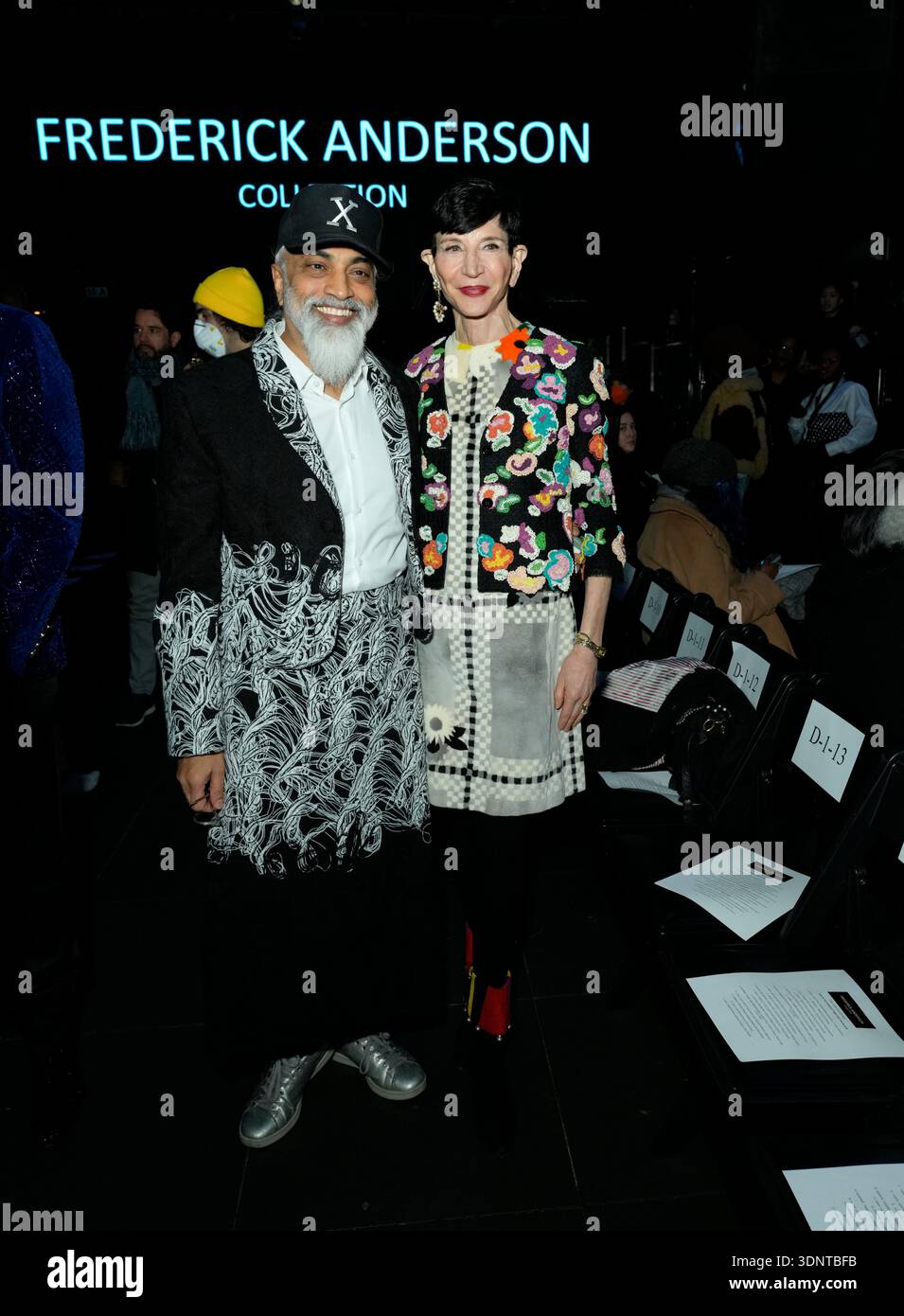 Amy Fine Collins during the Frederick Anderson Fall 2026 Collection ...