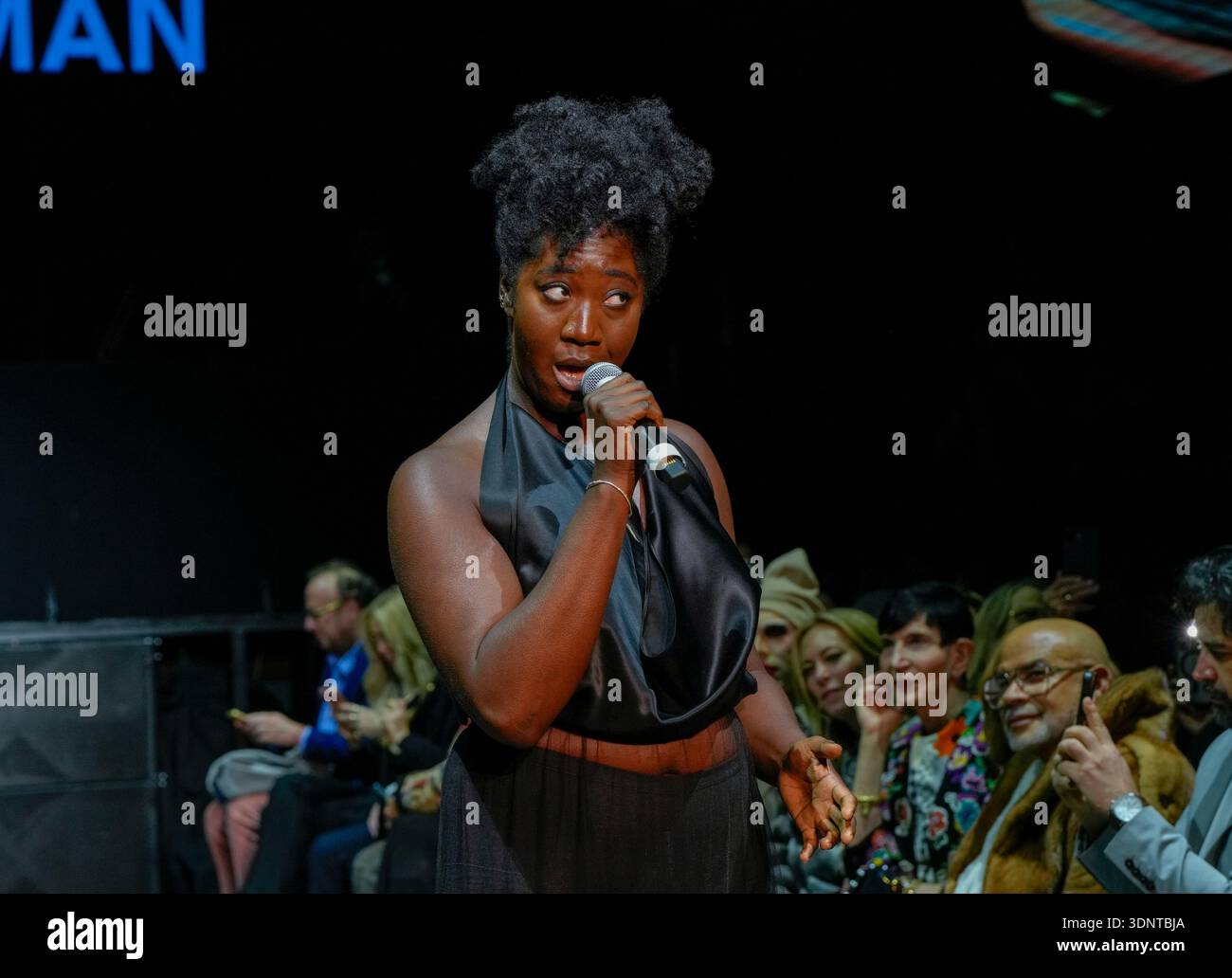 Singer Amber Iman performs onstage during the Frederick Anderson Fall ...
