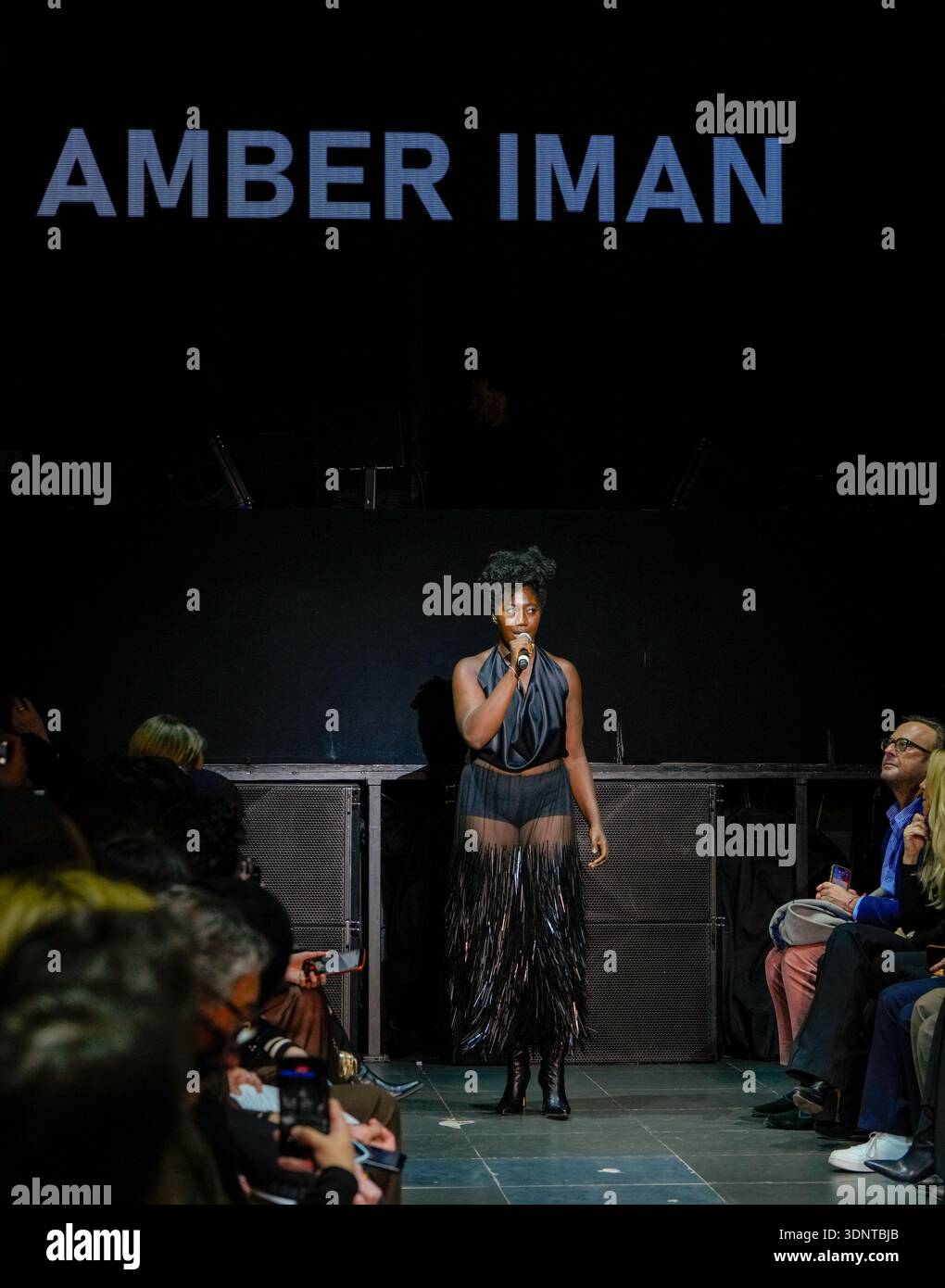 Singer Amber Iman performs onstage during the Frederick Anderson Fall ...