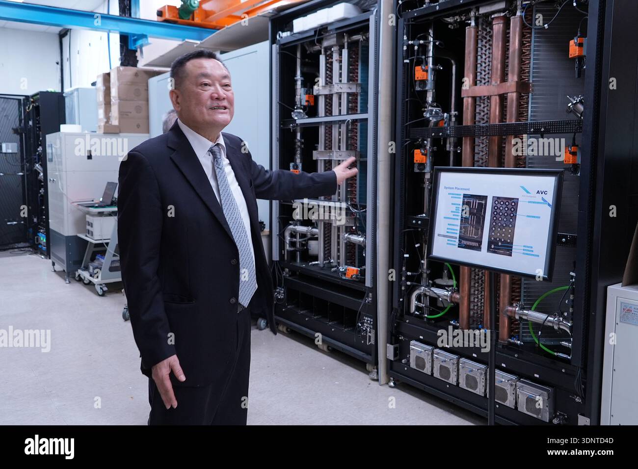 Asia Vital Components (AVC) Chairman Spencer Shen introduces the ...