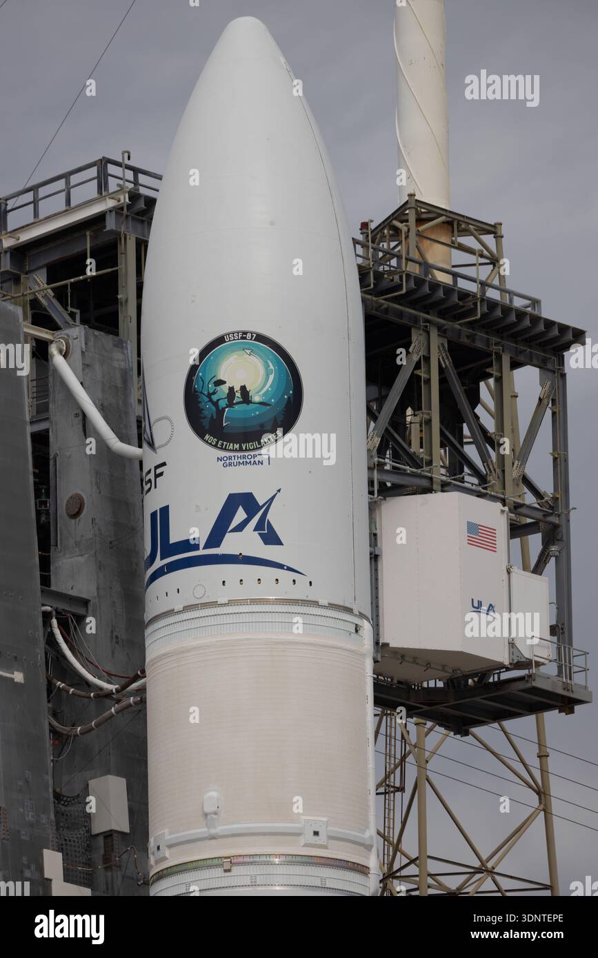 Static pad photos during remote camera setup ULA Vulcan USSF-87 SLC-41 ...