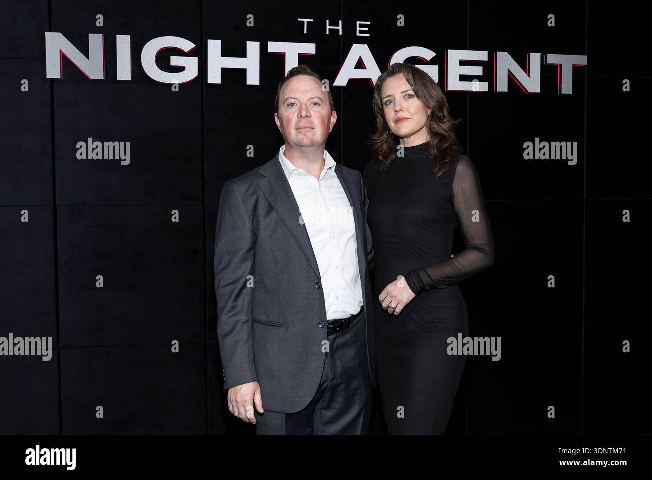 Matthew Quirk and Heather Burke attend the arrivals of the Special ...