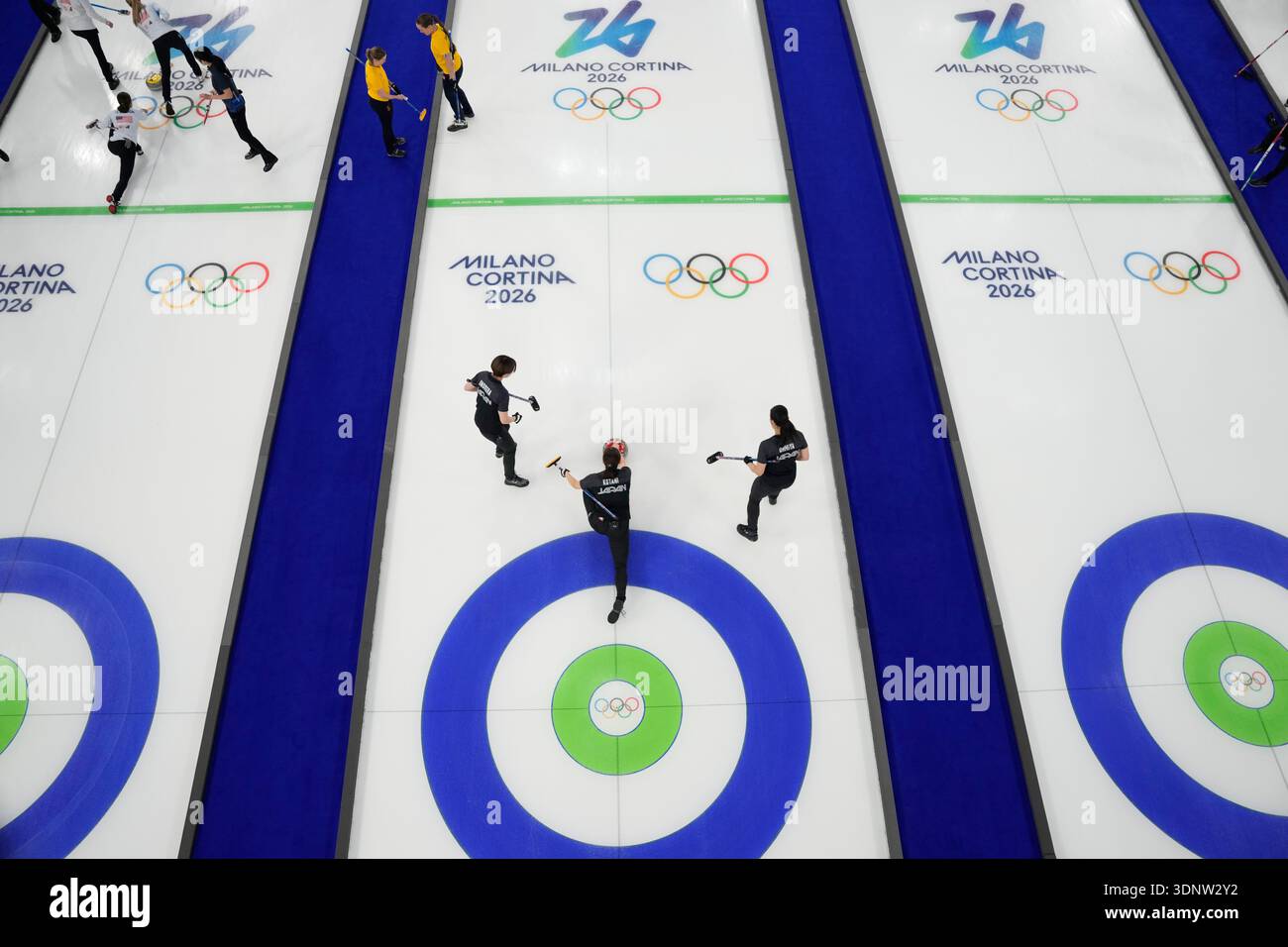Japan's Anna Ohmiya, Kaho Onodera and Yuna Kotani compete against ...
