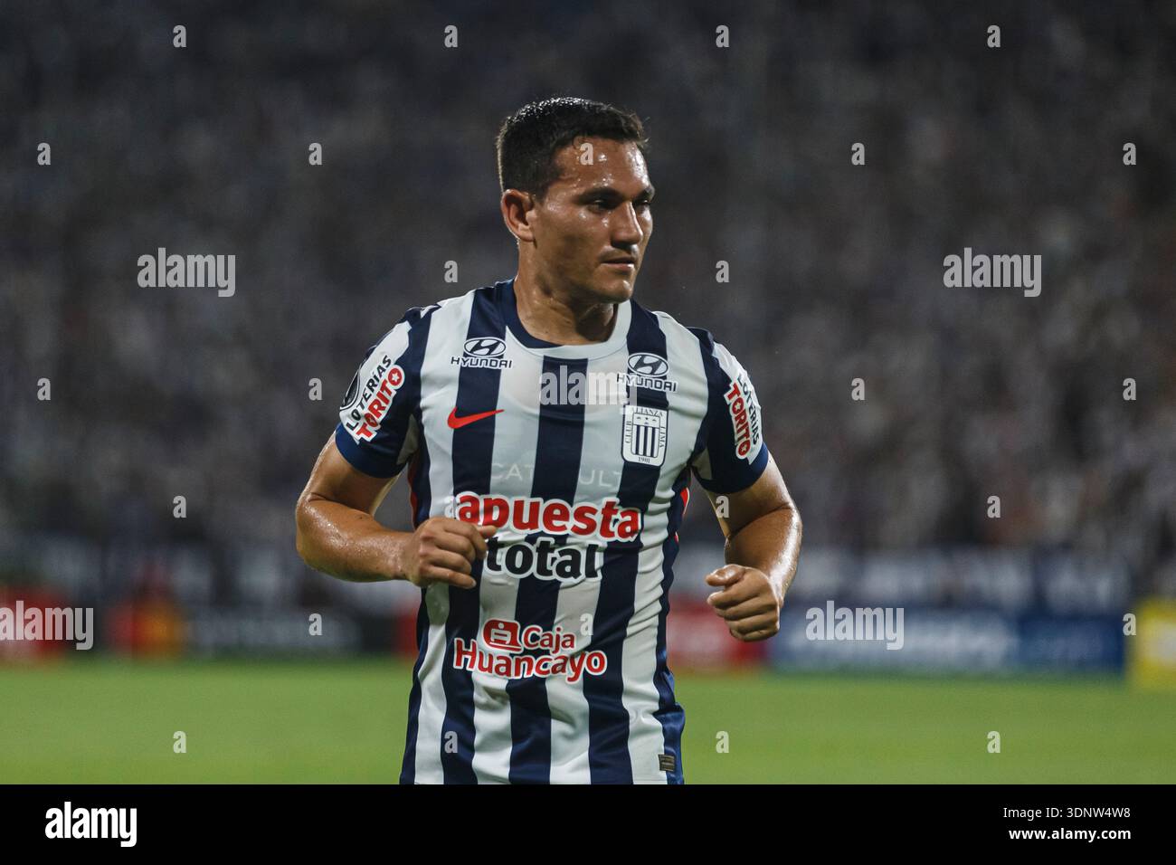 Lima, Peru - February, 11: Jairo Velez of Alianza Lima looks on during ...