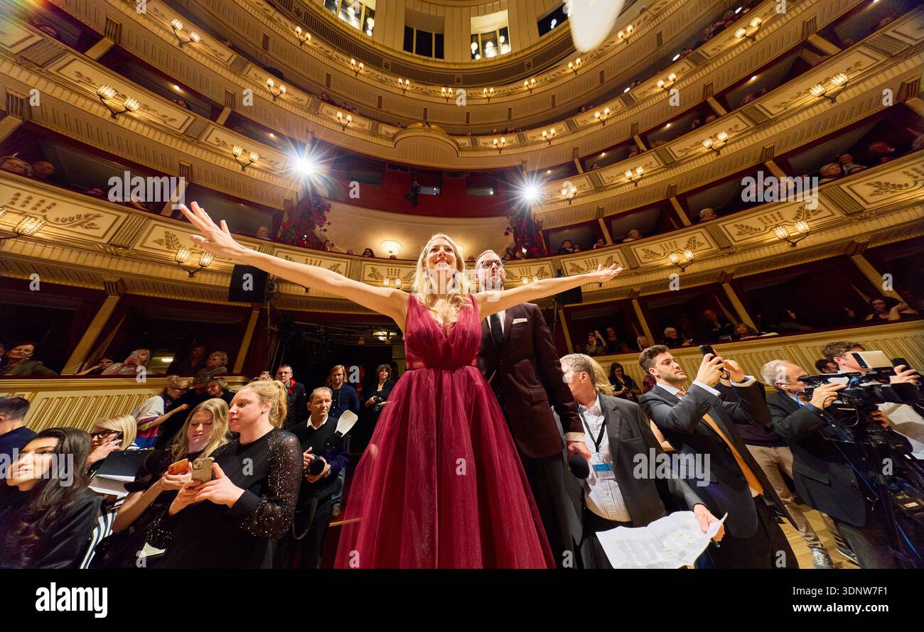 Vienna, Austria. 11th Feb, 2026. Rehearsal for the 2026 Opera Ball at ...
