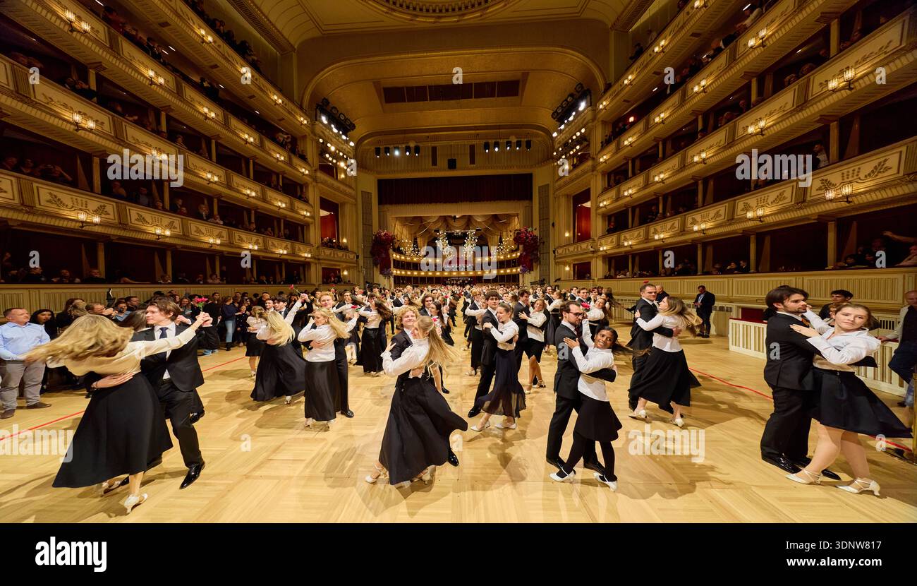 Vienna, Austria. 11th Feb, 2026. Rehearsal for the 2026 Opera Ball at ...