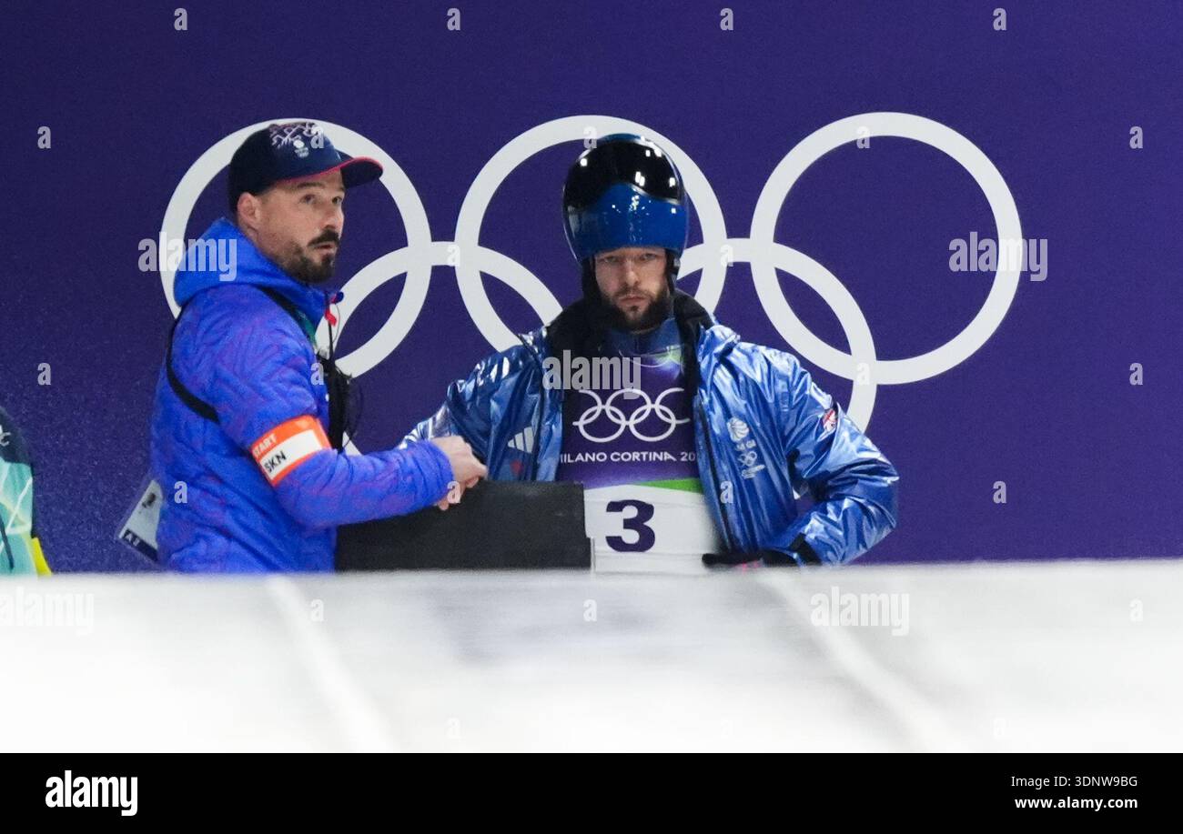 Great Britain's Marcus Wyatt during the Men's Skeleton Heats at the ...