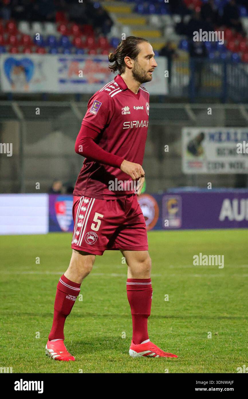 Andrea Barberis during Aurora Pro Patria 1919 vs AS Cittadella, Italian ...