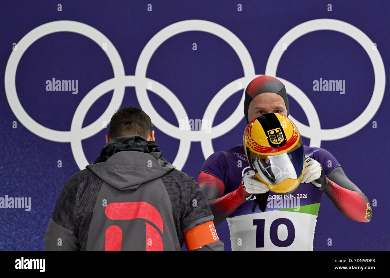 12 February 2026, Italy, Cortina D·ampezzo: Olympia, Olympic Winter ...