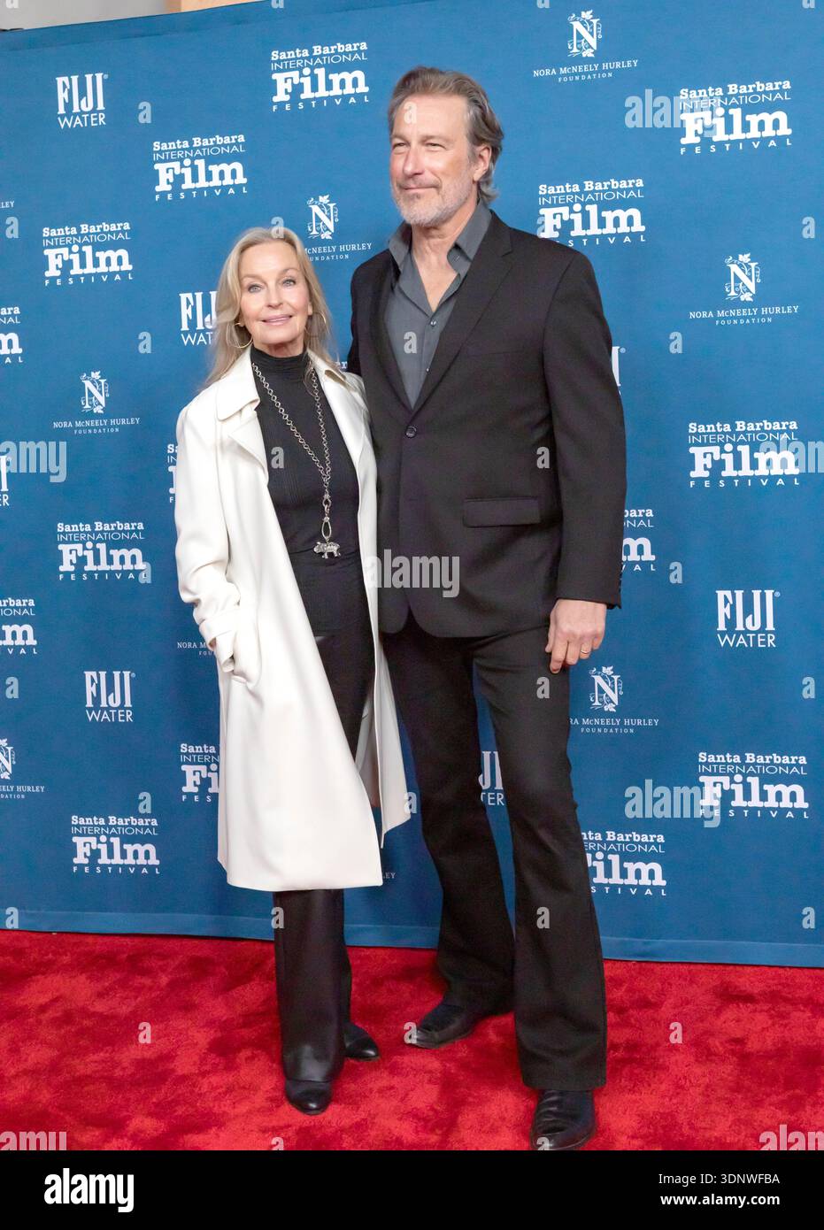 SANTA BARBARA, CA, USA, 11th FEB. 2026 Bo Derek and John Corbett arrive ...