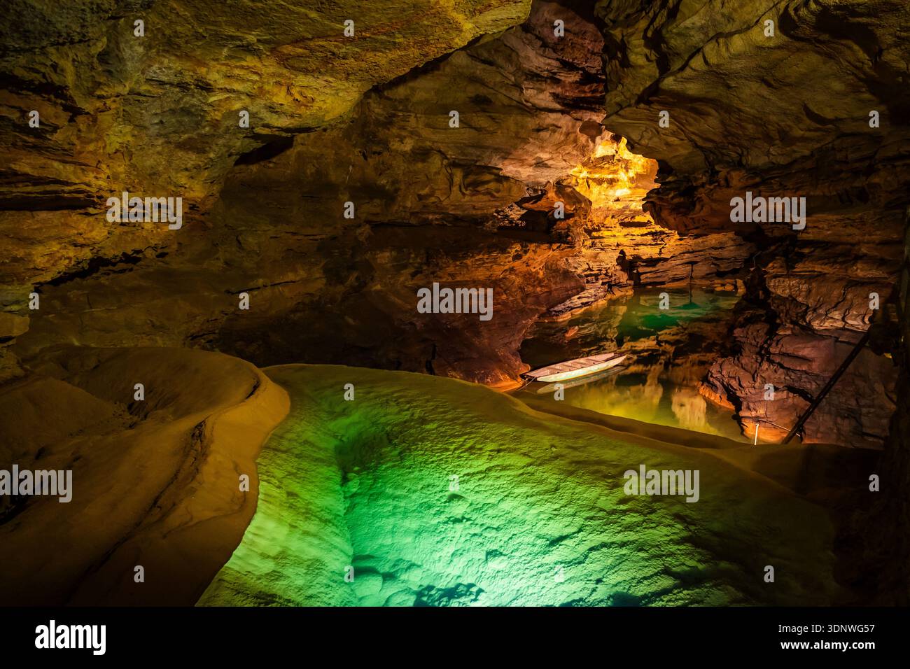 Padirac, France - 09 06 2024 : Famous natural wonder Gouffre de Padirac ...