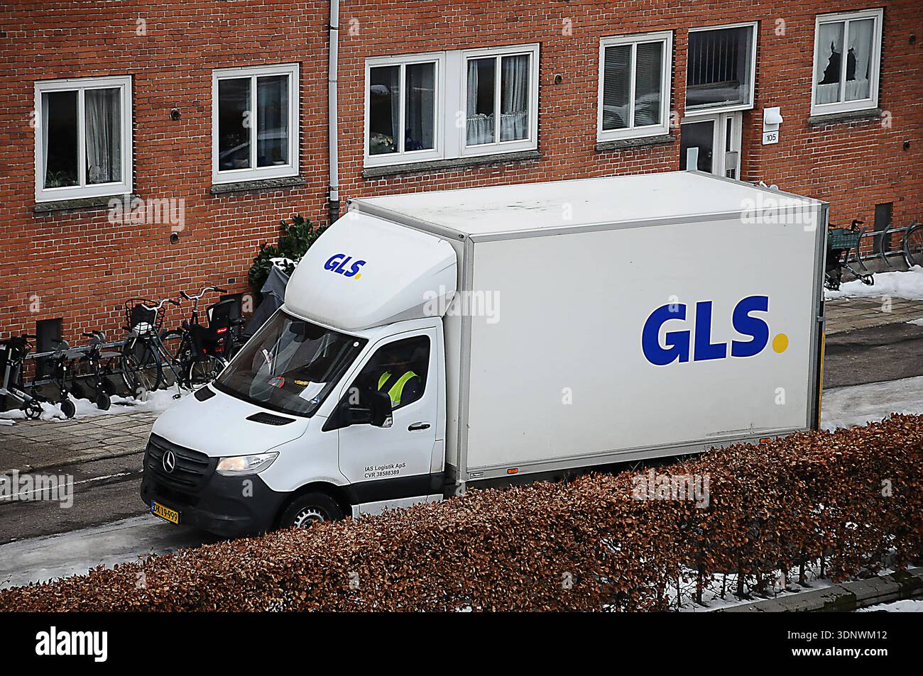 Copenhagen/ Denmark/12 FEBUARY 2026/GLS delivery van in action and gls ...