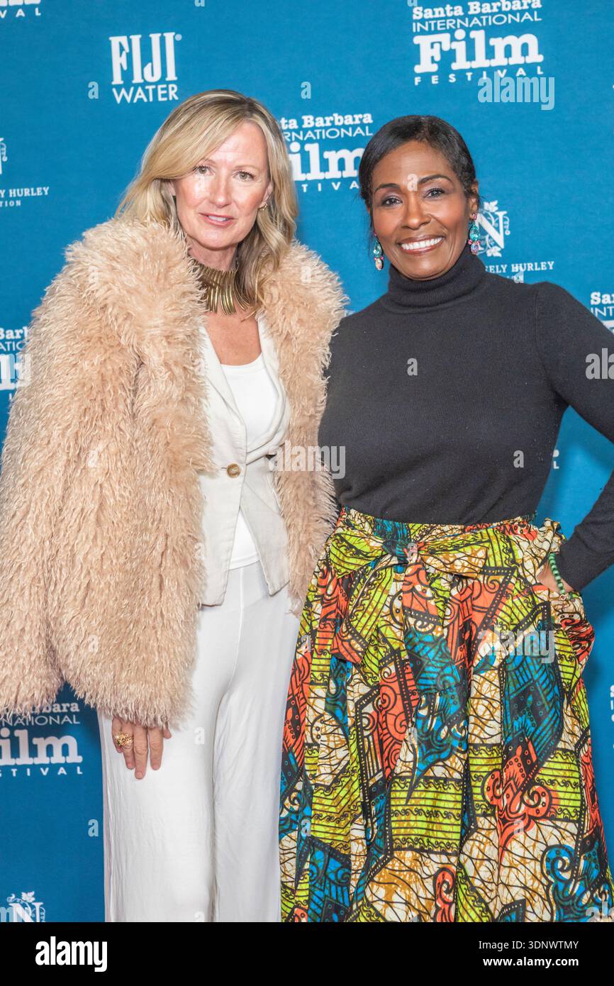 SANTA BARBARA, CA, USA, 11th FEB. 2026 Donia Hames Robinson and Wendy ...