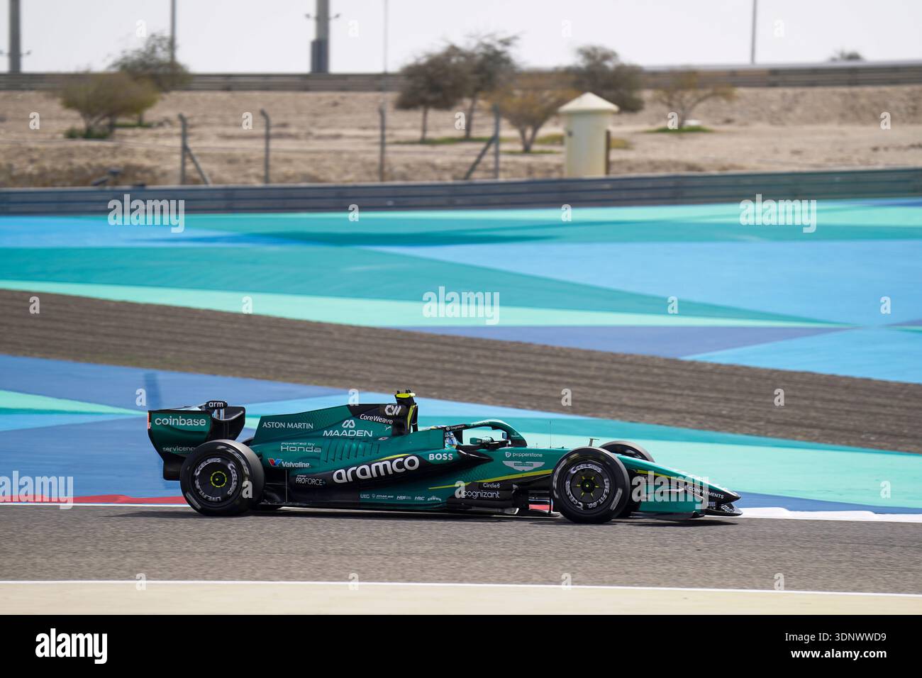Fernando Alonso 14 (SPA) Aston Martin on track during the Formula 1 ...