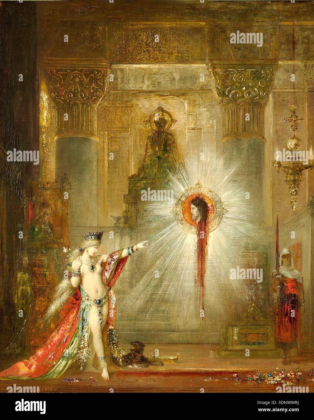 Gustave Moreau (1826–1898) - Apparition - Head of John the Baptist ...