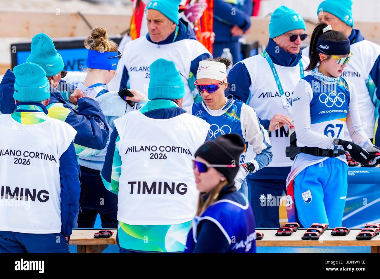 Val di Fiemme, Italy 20260212. Heidi Weng from Norway before the women ...