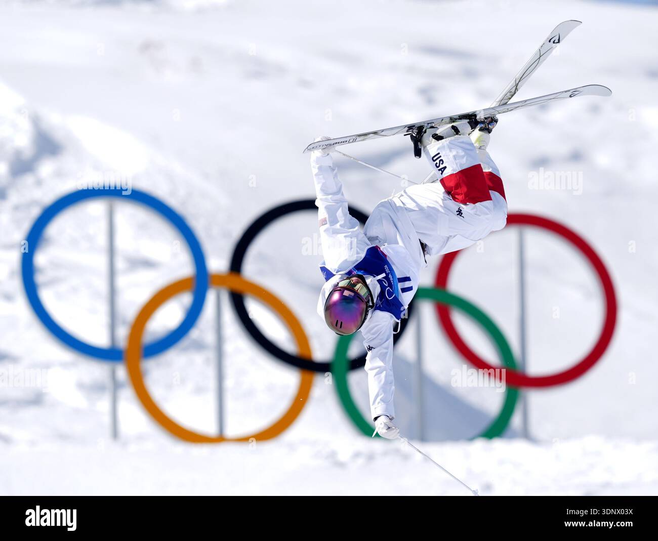 USA's Landon Wendler during the Men's Moguls at the Livigno Snow Park ...