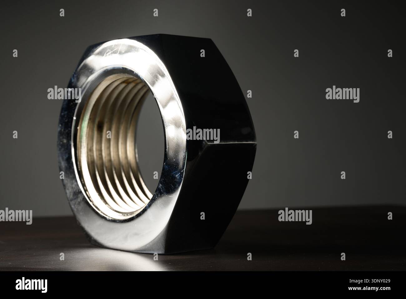 Large industrial nut dark hi-res stock photography and images - Alamy