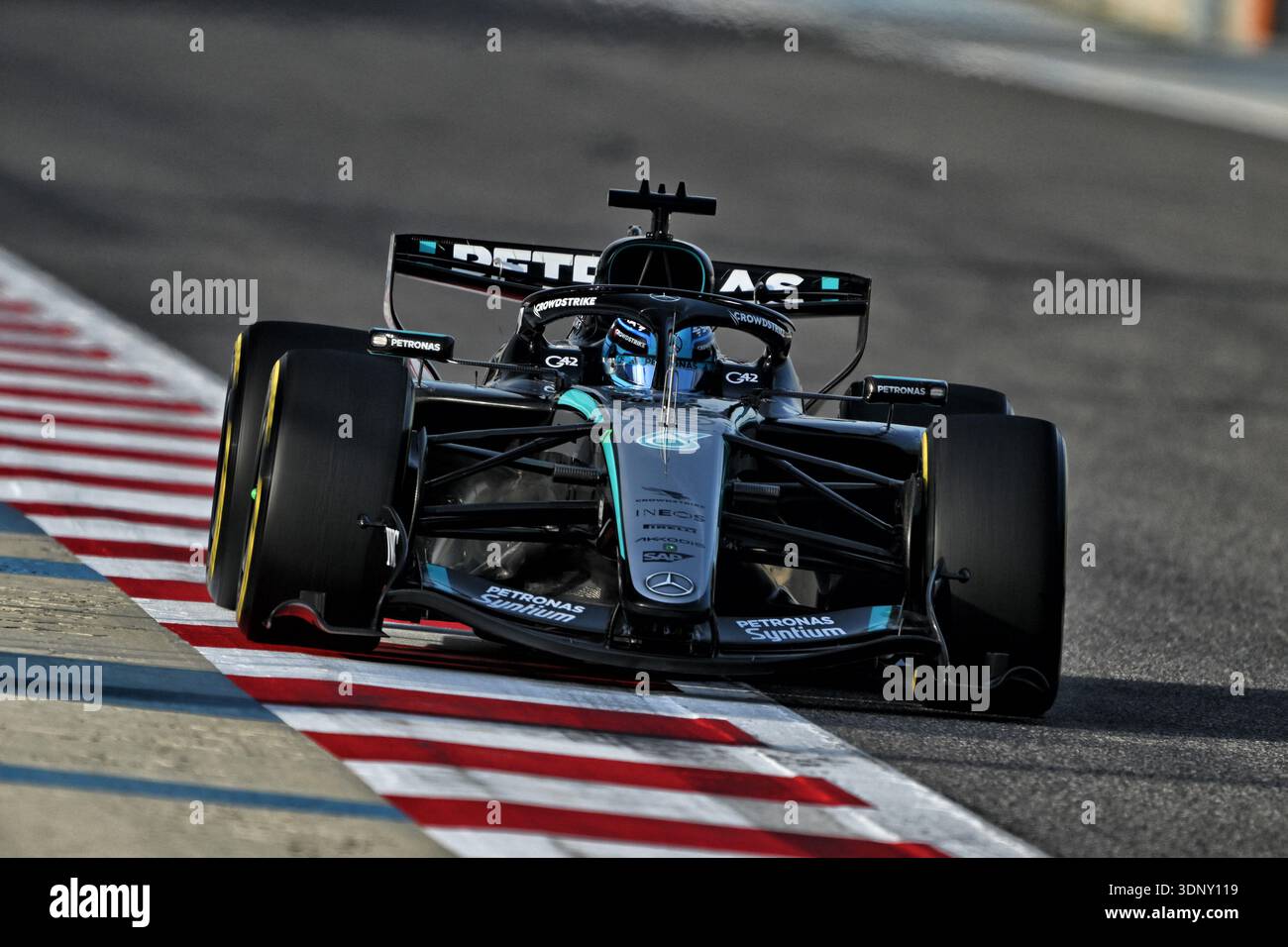 George Russell (GBR) Mercedes AMG Formula One Team W17. 12.02.2026 ...