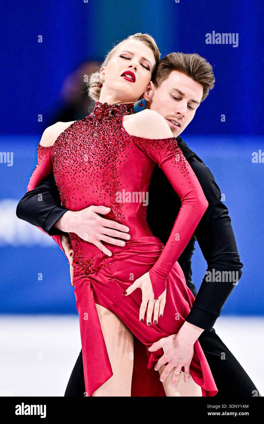 Juulia TURKKILA & Matthias VERSLUIS (FIN), during Ice Dance Free Dance ...