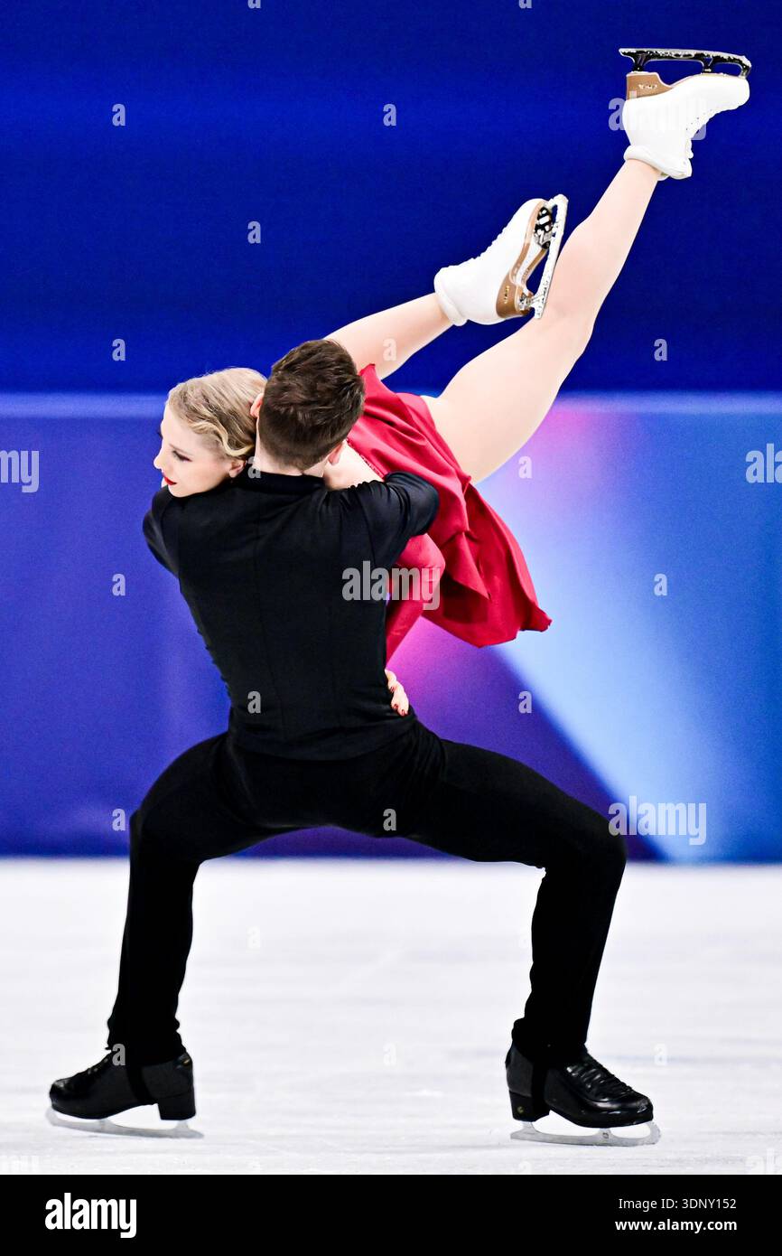 Juulia TURKKILA & Matthias VERSLUIS (FIN), during Ice Dance Free Dance ...