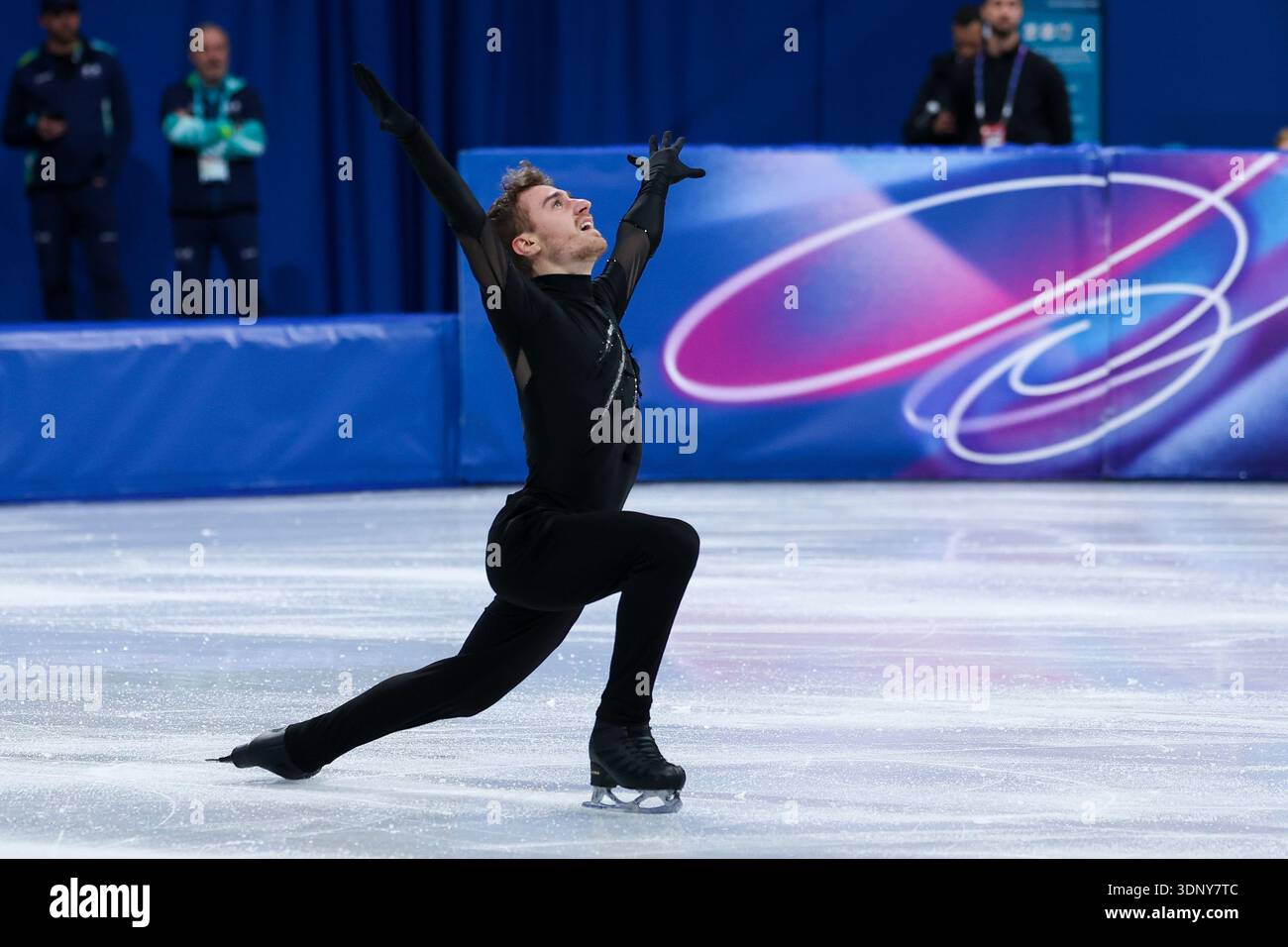 Matteo Rizzo of Italy competes during the Figure Skating Men Single ...
