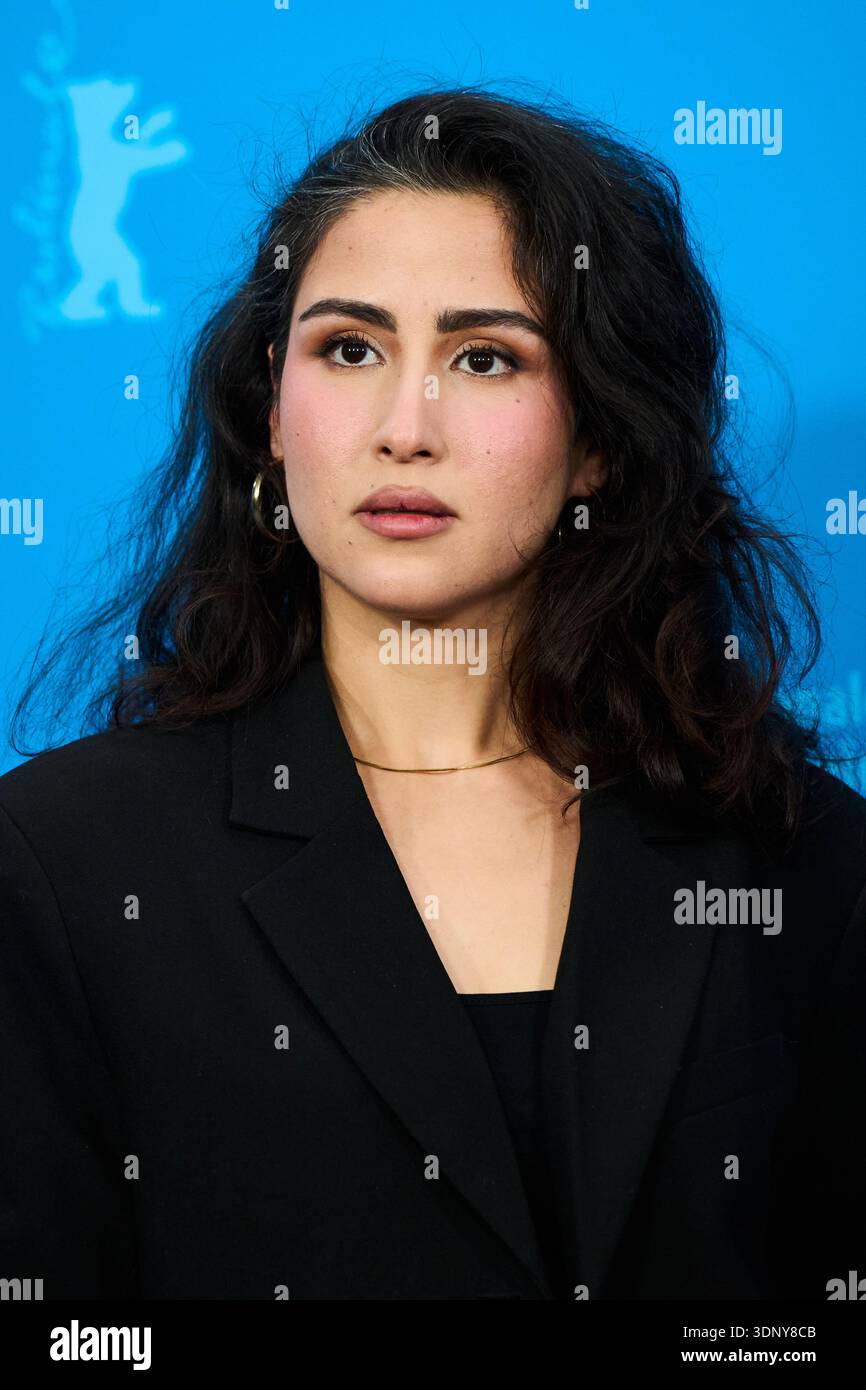 Laila Mahmudi poses for photographers at the photo call for the film ...