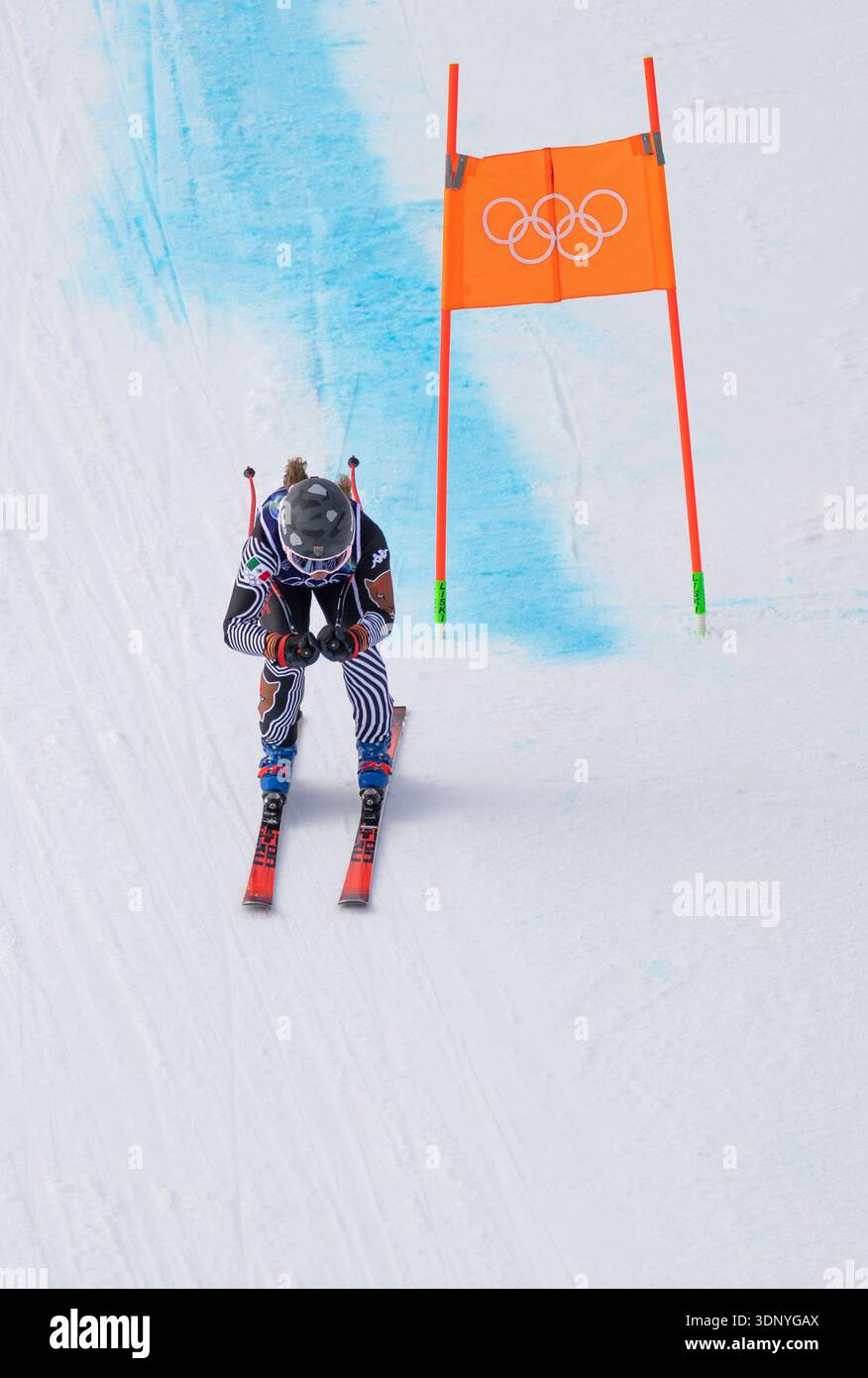 February 12, 2026, Cortina D'ampezzo, Lombardy, Italy: Sarah Schleper ...