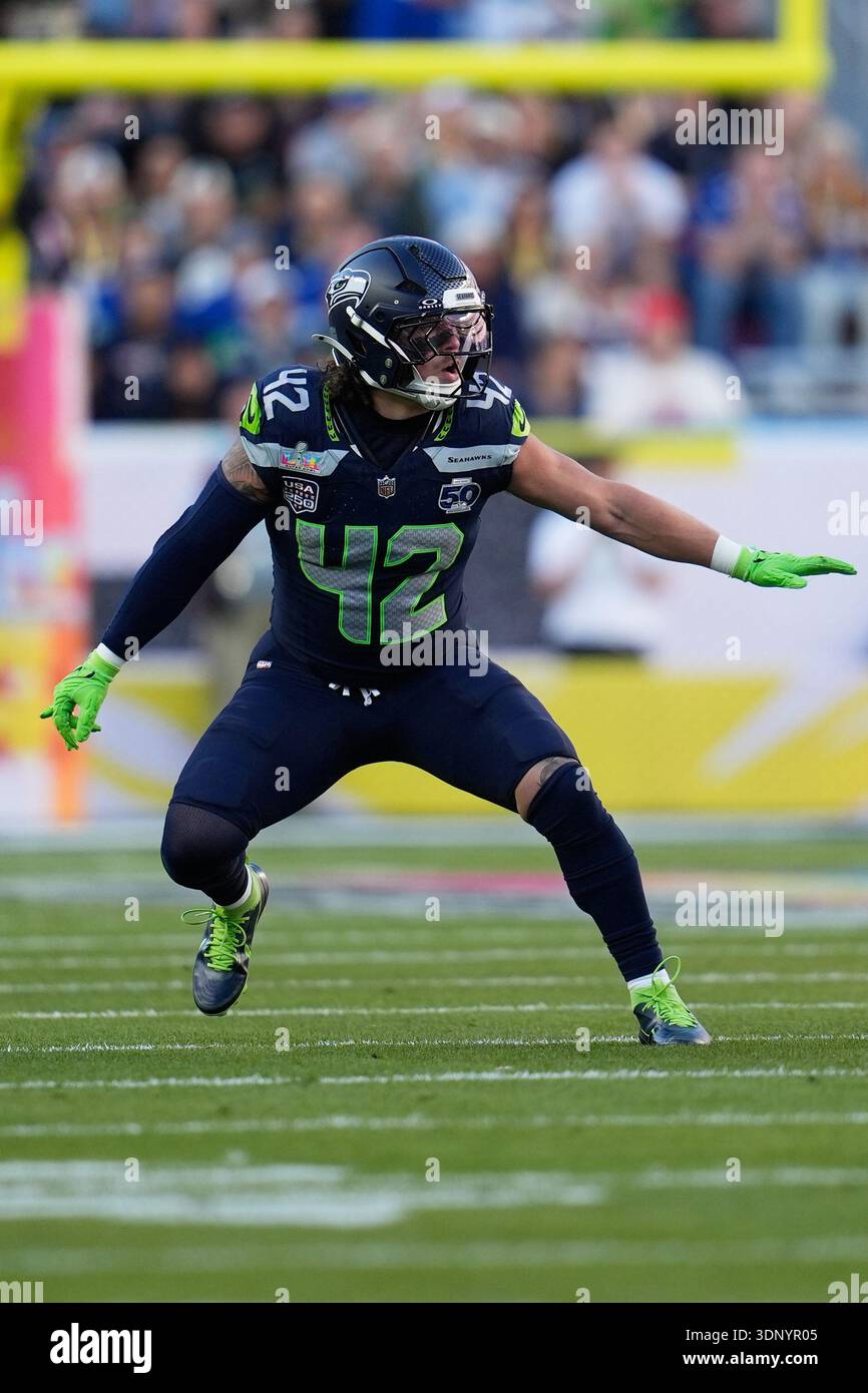 Seattle Seahawks linebacker Drake Thomas (42) in coverage during the ...