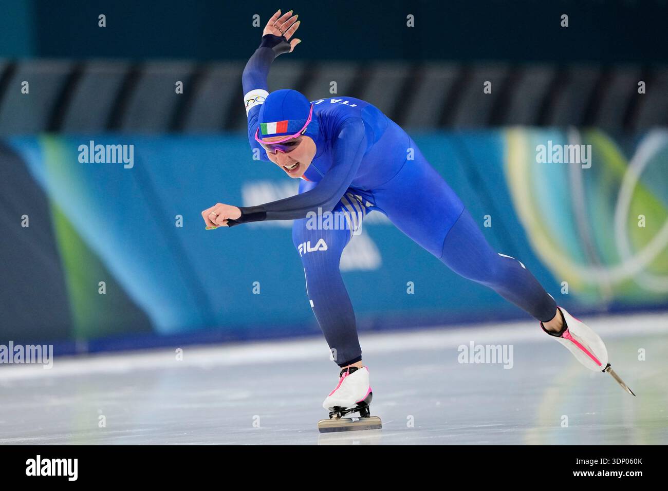 Gold medalist Francesca Lollobrigida of Italy competes in the women's ...