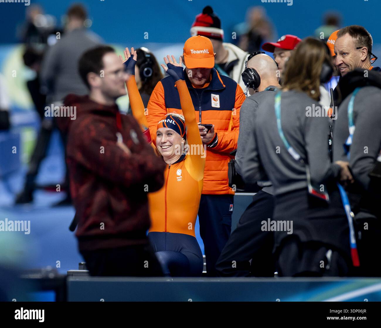 MILAN - Merel Conijn during the 5,000 meters of long track speed ...