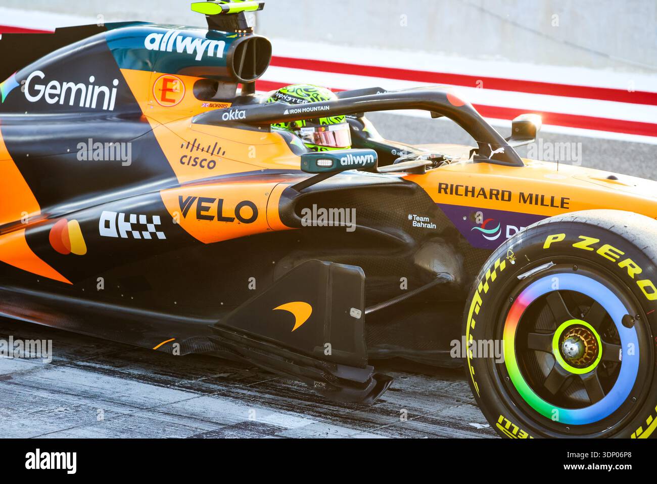 McLaren F1 Team MCL40, mechanical detail of bib floor board T-Tray wing ...
