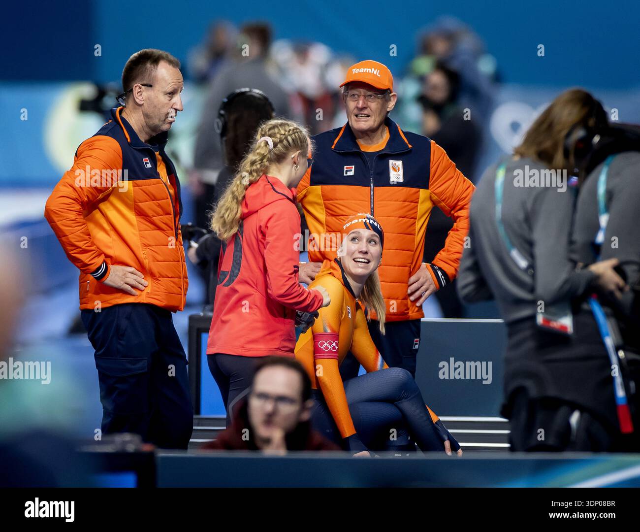 MILAN - Merel Conijn during the 5,000 meters of long track speed ...